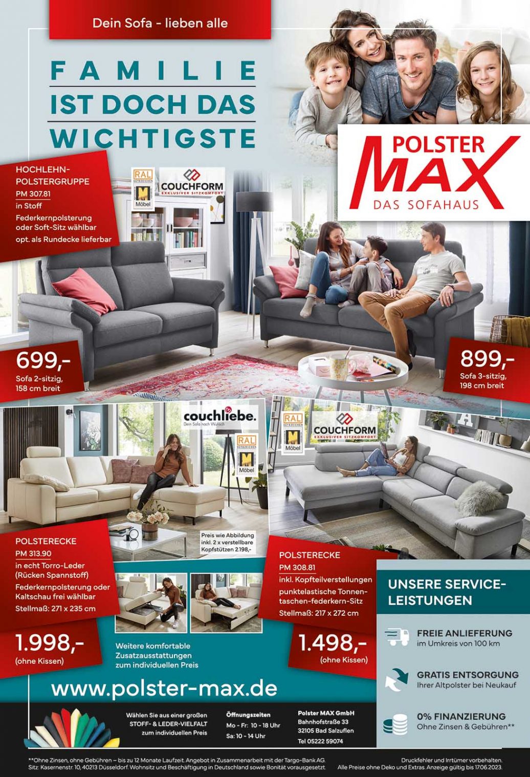 Aktuelle Werbung – Polster MAX