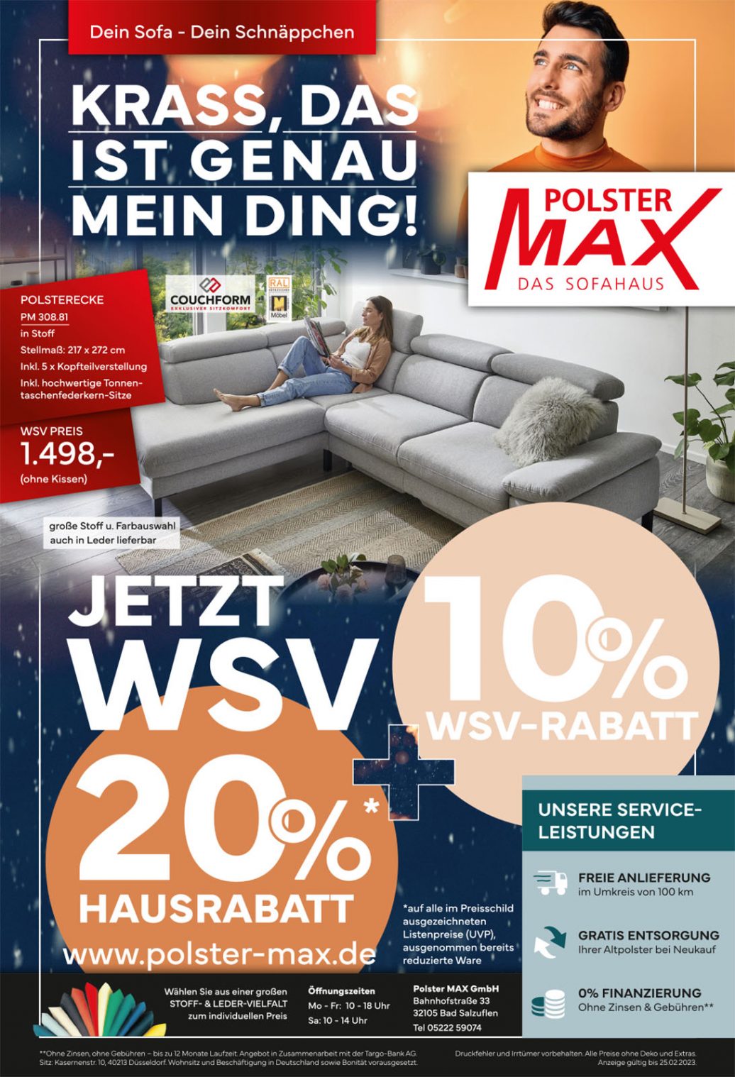 Aktuelle Werbung – Polster MAX